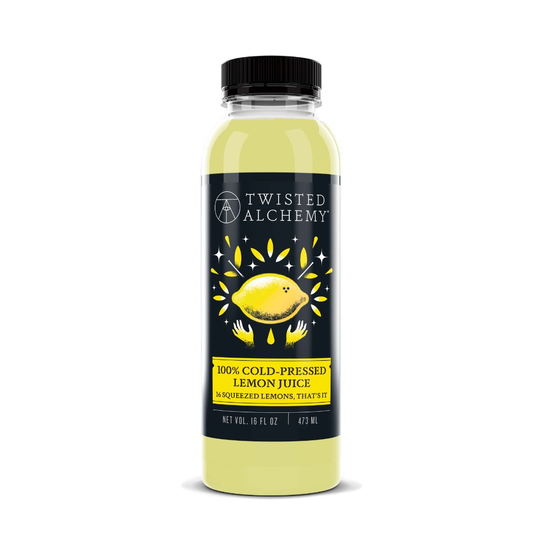 16oz 100% COLD PRESSED EUREKA LEMON JUICE – Twisted Alchemy