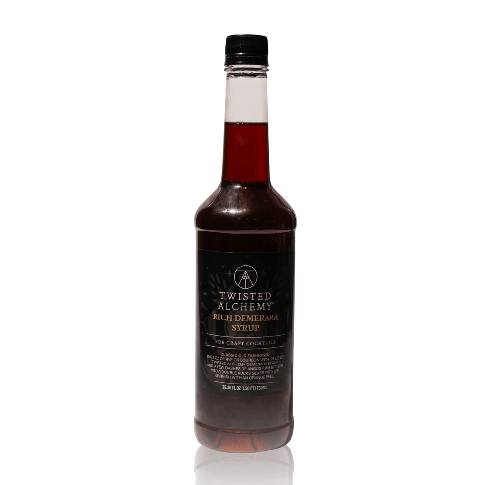25.4oz RICH DEMERARA SYRUP - makes about 100 Old Fashioneds – Twisted ...